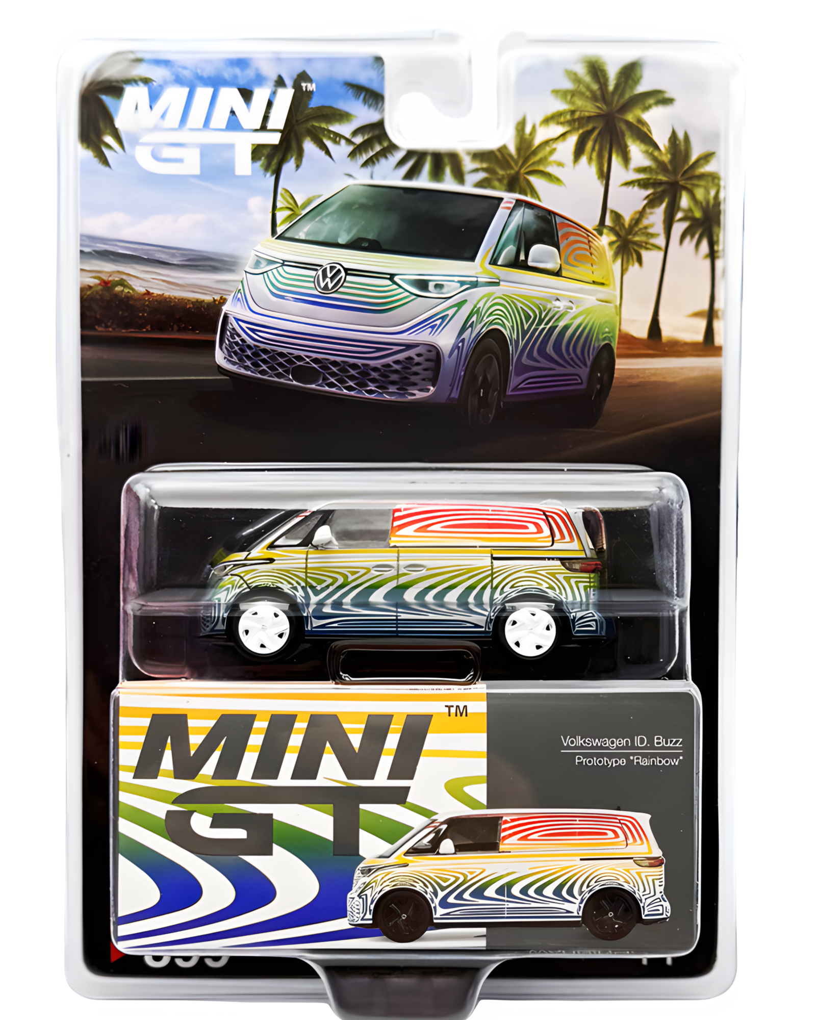 Mini GT Volkswagen ID. Buzz Prototype “Rainbow – La Primavera Collector ...